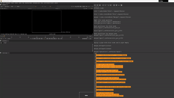 05. Roto Blur Mask Setup in Nuke Python - Mazharul Islam Shuvo